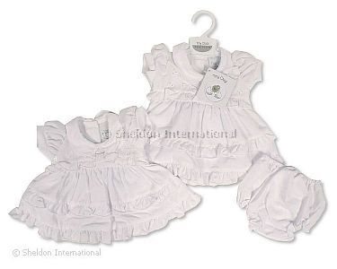 Tiered Premature Baby Dress - Wholesale